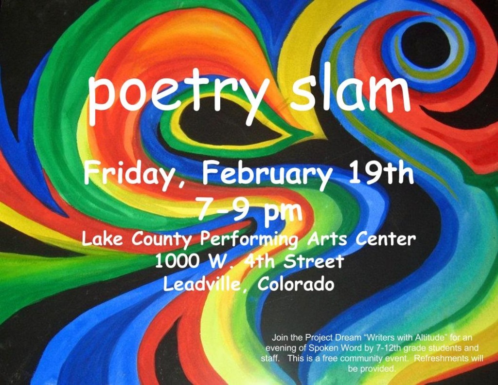Poetry Slam is coming on February 19th to the Lake County High School ...